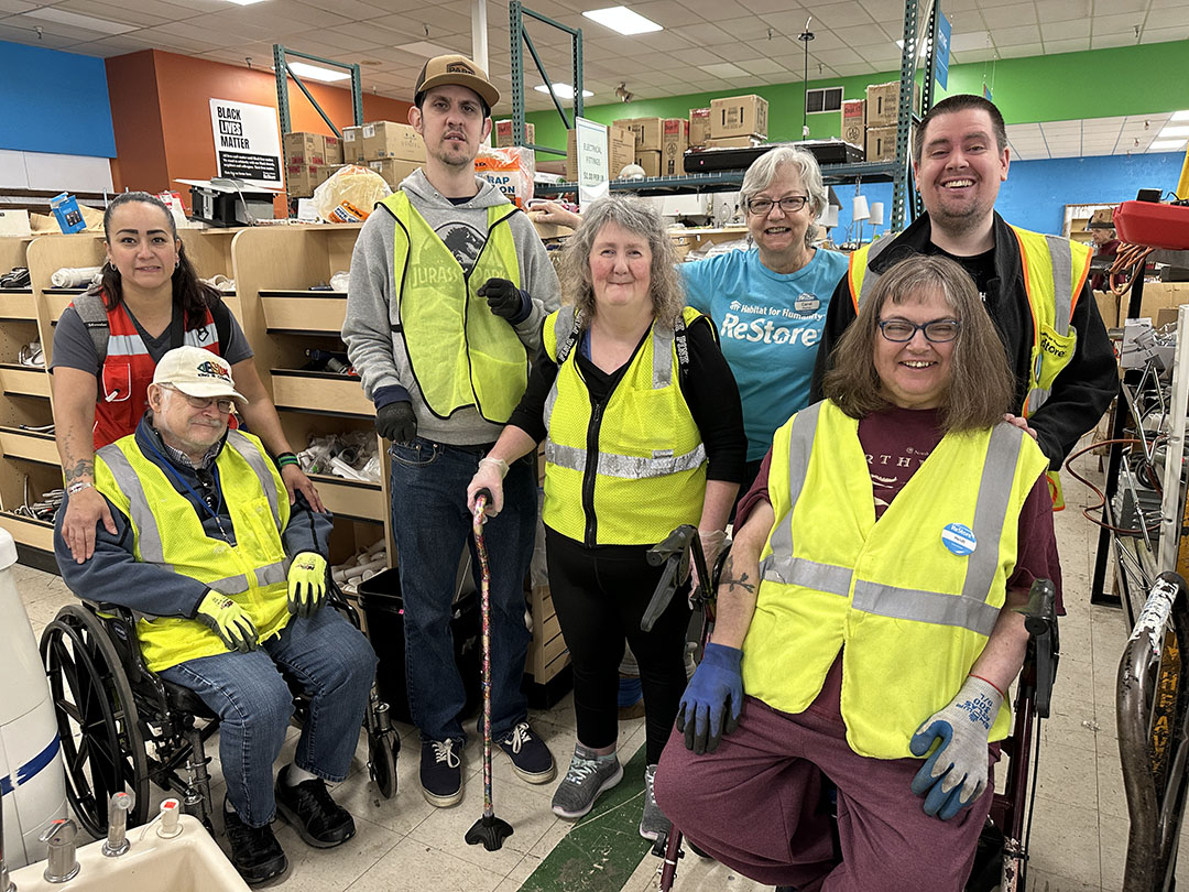 Inclusive Day Services: Volunteering & Building Skills at ReStore ...